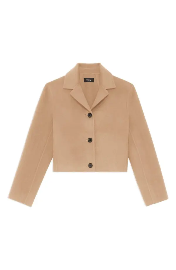 Theory Wool & Cashmere Crop Jacket