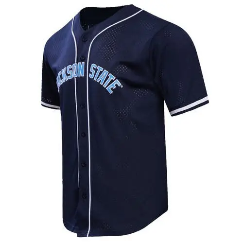 PRO STANDARD Jackson State Tigers Homecoming Mesh Button-down Shirt