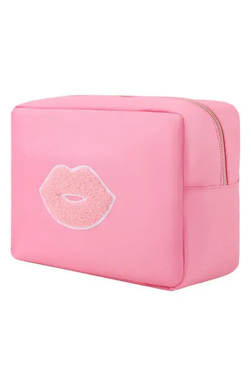 BLOC BAGS Extra Large Kiss Cosmetic Bag - Bubblegum Pink