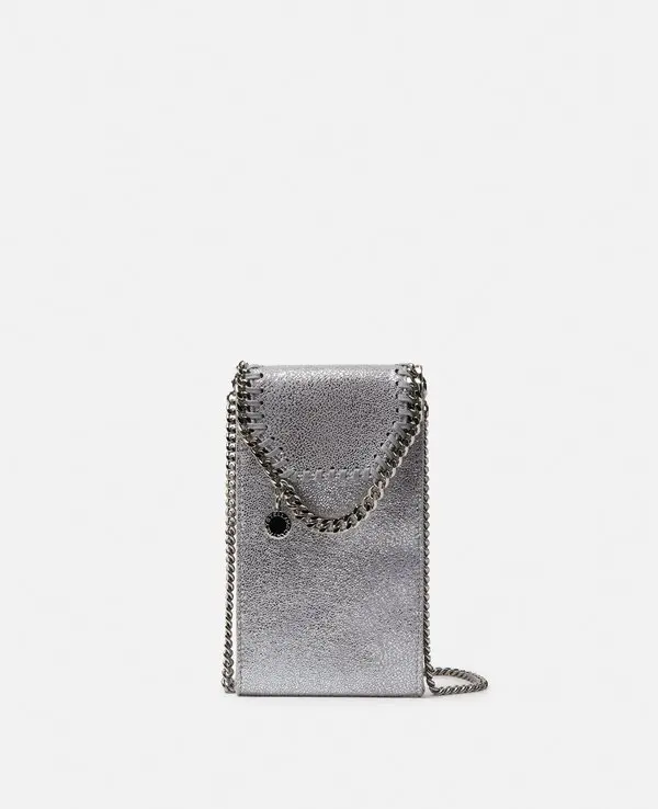 Stella McCartney Falabella Crossbody Phone Pouch - Silver