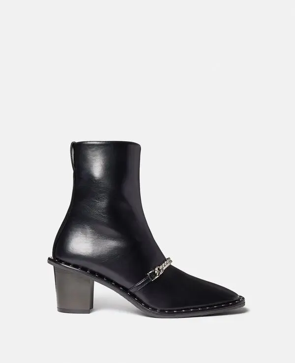Stella McCartney Falabella Mid Heel Ankle Boots