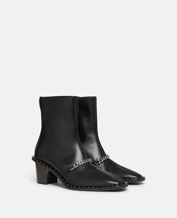 Stella McCartney Falabella Mid Heel Ankle Boots