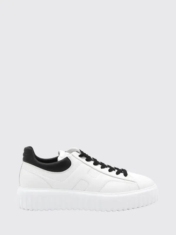 Hogan Nappa Leather "h" Stripe Sneakers - White