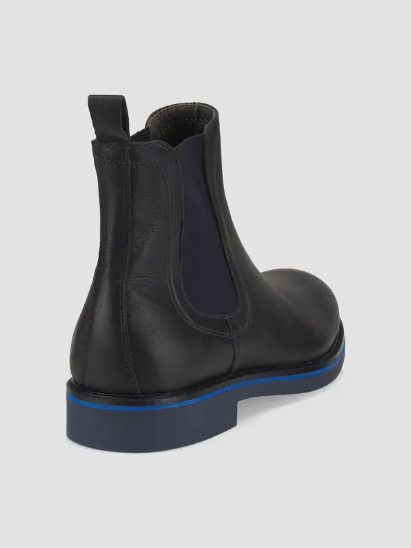 POLLINI Corinto Leather Chelsea Boots