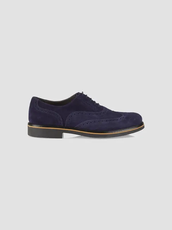 POLLINI Coringto Suede Wingtip Lace-up Derbys