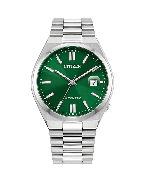 Citizen 40mm Sport Luxury Watch - Green/silver