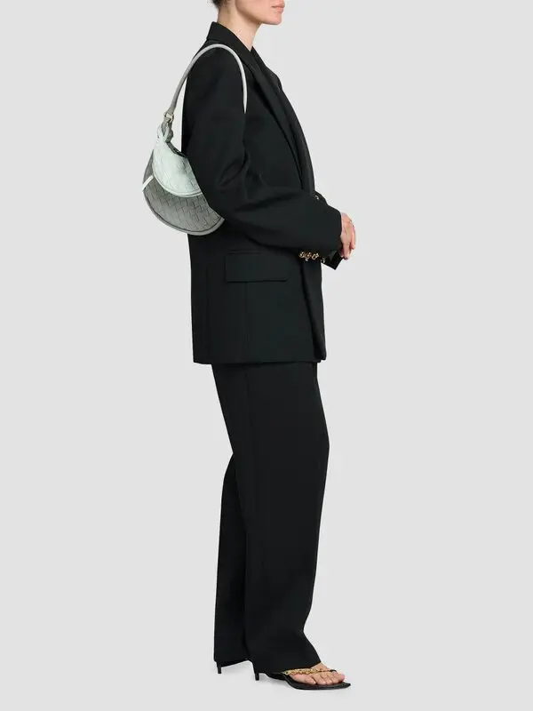 Bottega Veneta Double-breasted Wool Twill Blazer - Black