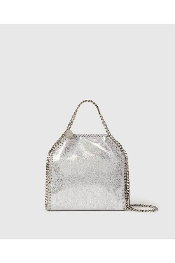 Stella McCartney Falabella Tiny Tote Bag - Silver