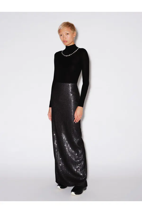 Rosetta Getty Tapered Maxi Skirt