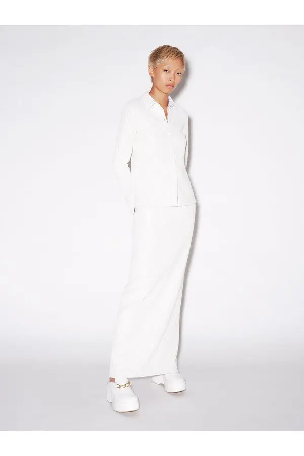 Rosetta Getty Tapered Maxi Skirt
