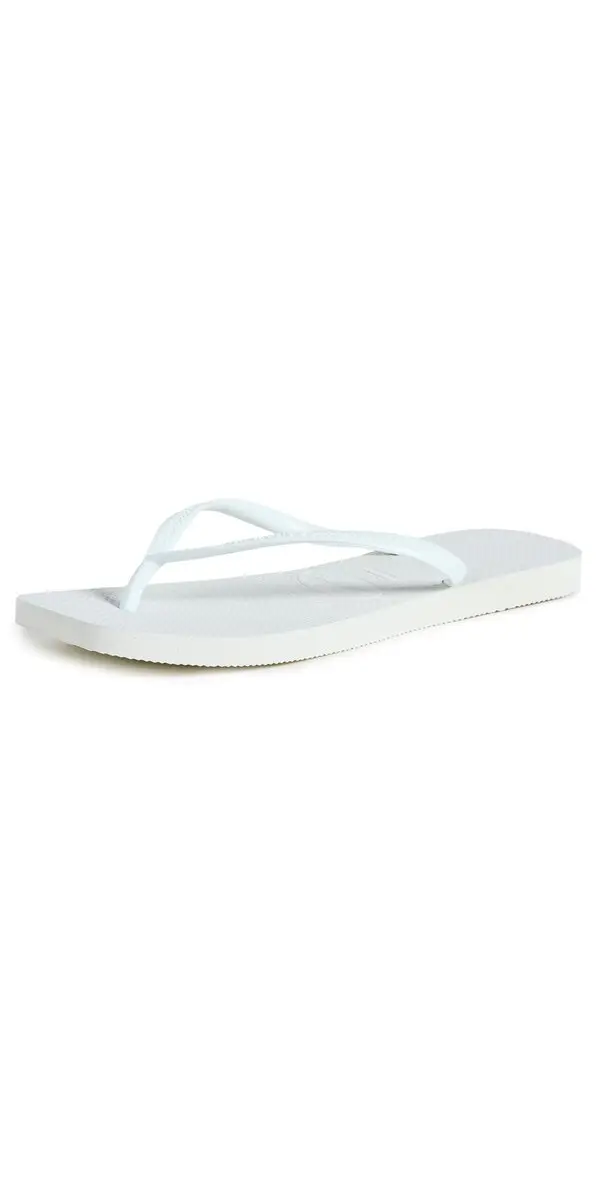 Havaianas Slim Square Flip Flops - White