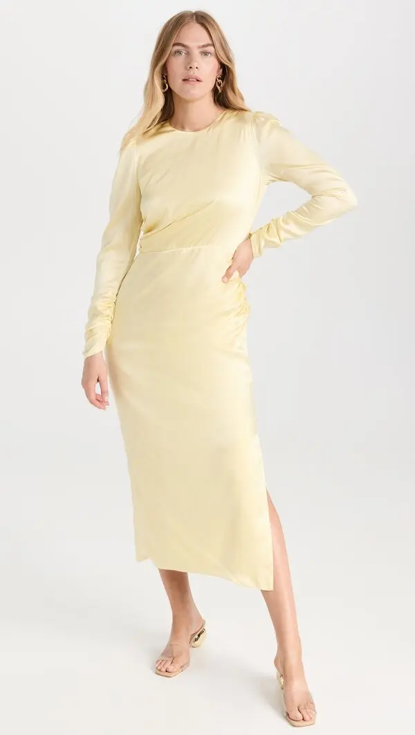 zimmermann ruched drape dress Zimmermann - Rebellion Drape Mini Dress