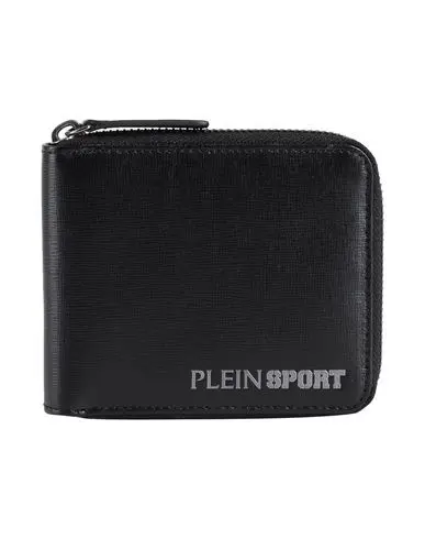 PLEIN SPORT Wallet Bovine Leather - Black