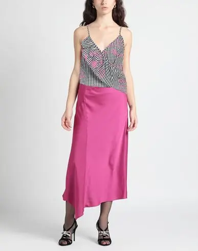 GAËLLE PARIS Ruffled Gingham Camisole Top