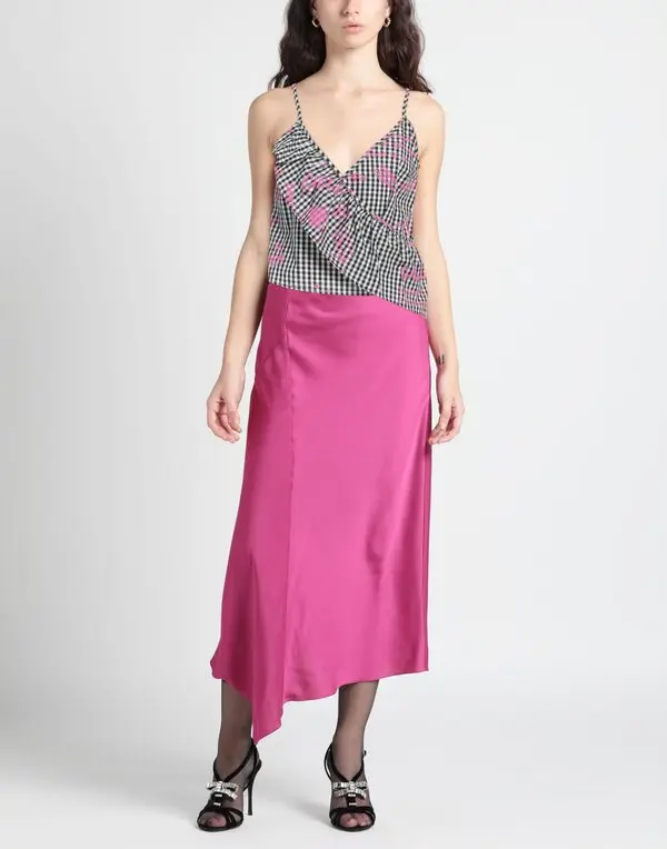 GAËLLE PARIS Ruffled Gingham Camisole Top