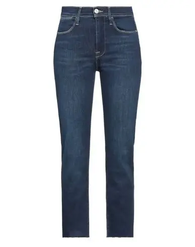 FRAME Straight Leg Jeans With Raw Cut Hem