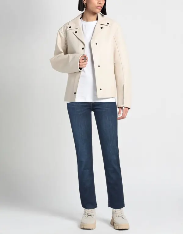 FRAME Straight Leg Jeans With Raw Cut Hem