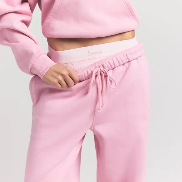 SKIMS Cotton Fleece Classic Straight Leg Pants - Halite
