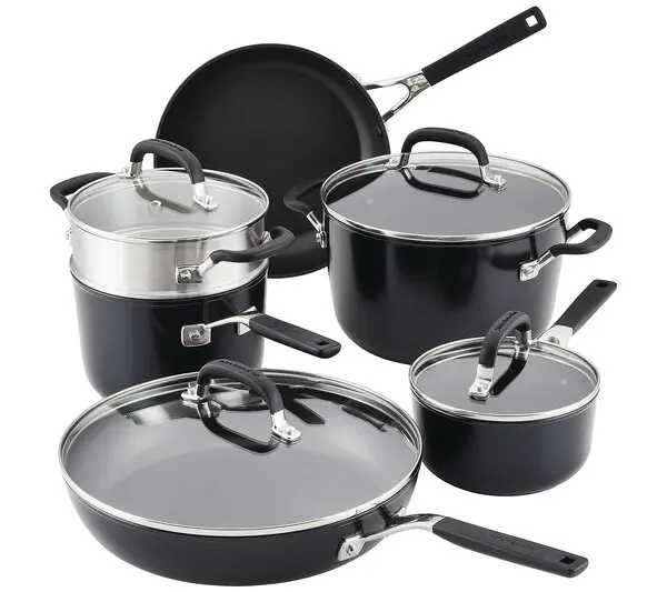 KITCHENAID Nonstick Cookware 10pc Set - One-color
