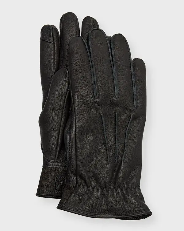 UGG Leather Gloves - Black