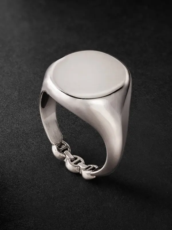 Hoorsenbuhs Sterling Signet Ring - Silver