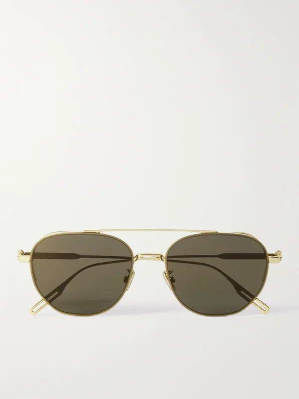 Dior Neodior Ru Aviator-style Sunglasses - Gold