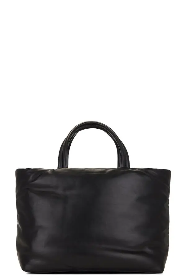Saint Laurent Puffed Leather Tote Bag - Nero