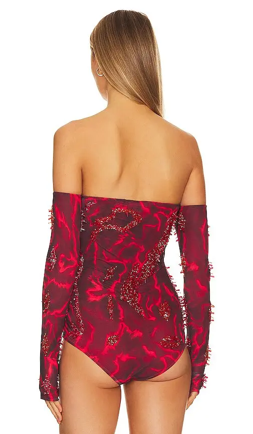 ONALAJA Zusi Bodysuit In Red