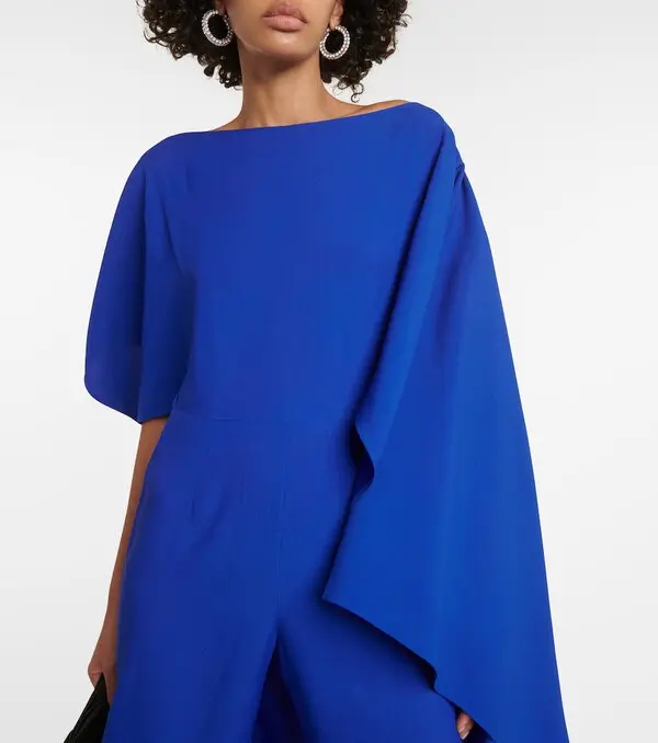 TALLER MARMO Jerry One-shoulder Jumpsuit - Blue