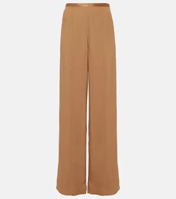 TALLER MARMO High-rise Wide-leg Pants - Brown