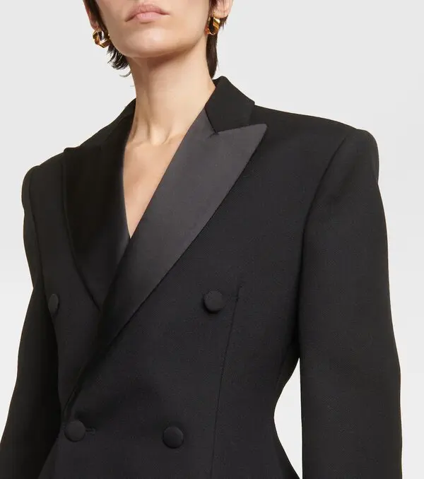 Wardrobe.NYC Wool Blazer Minidress - Black