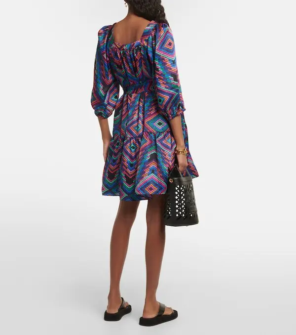 ERES Nightclub Printed Mini Dress