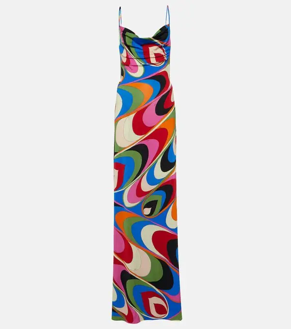 Emilio Pucci Onde Maxi Dress