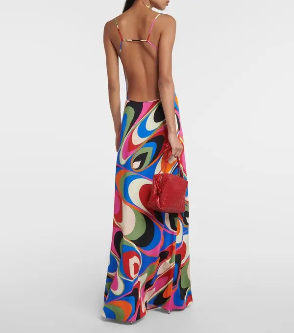 Emilio Pucci Onde Maxi Dress