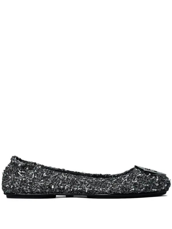 Tory Burch Minnie Travel Tweed Ballerinas