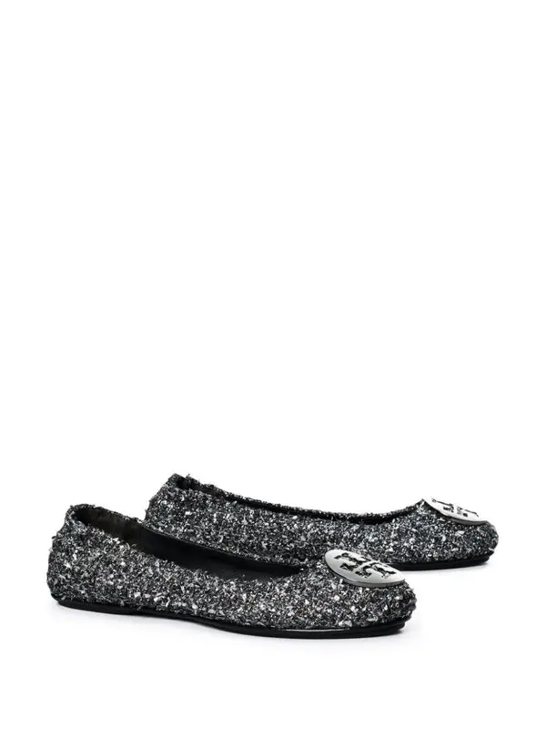 Tory Burch Minnie Travel Tweed Ballerinas