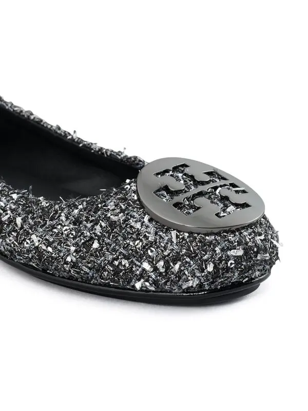 Tory Burch Minnie Travel Tweed Ballerinas