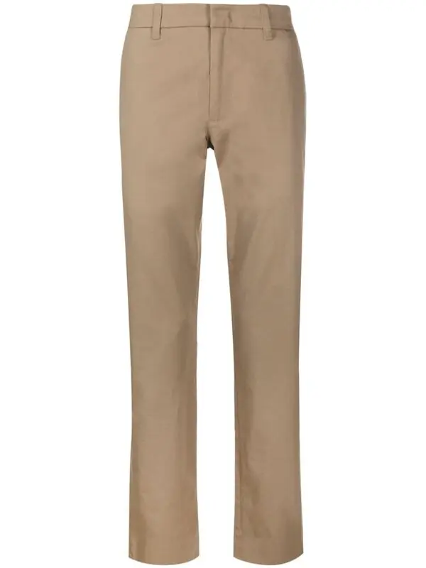 Vince Slim-leg Twill Cotton Chinos - Brown