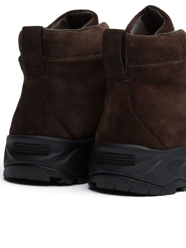 Zegna Triple Stitch Vetta Suede Sneakers
