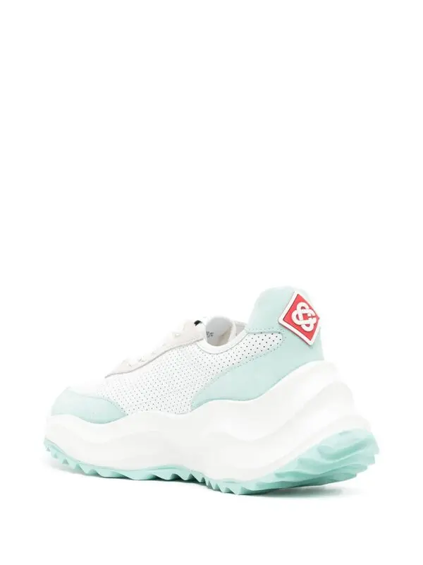 Casablanca Atlantis Leather Sneakers - White