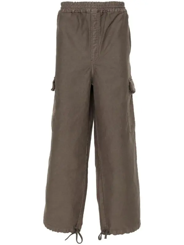 Études Studio Forum Twill Cargo Trousers - Brown