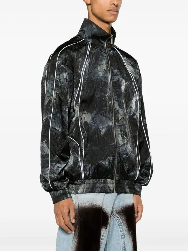 Off-White Biker Windbreaker Jacket - Black