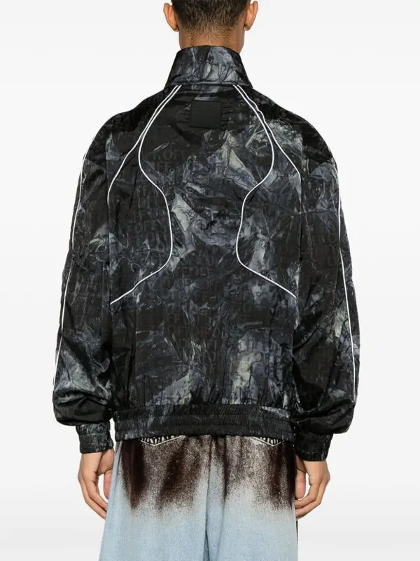 Off-White Biker Windbreaker Jacket - Black