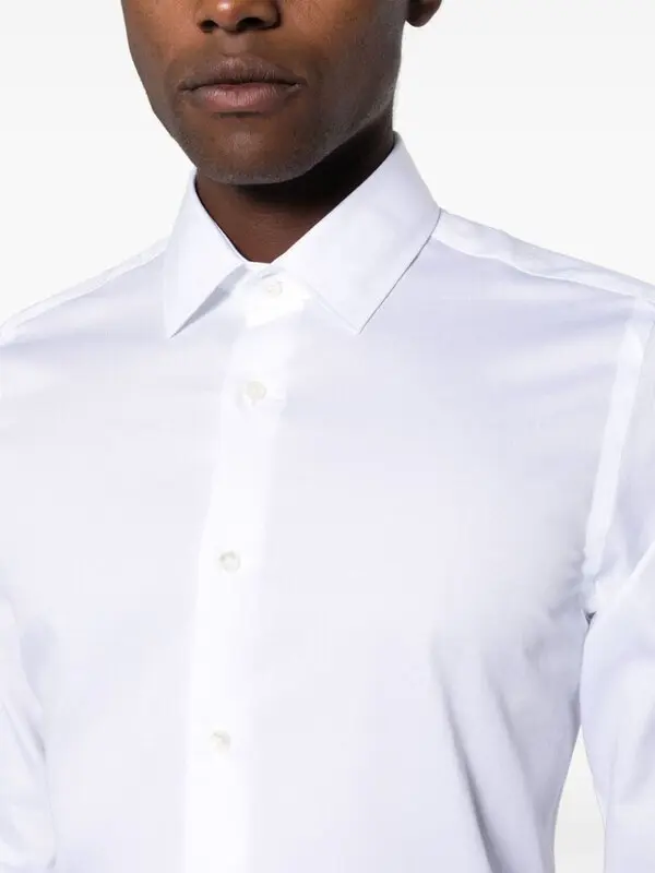 Canali Long-sleeve Cotton Shirt
