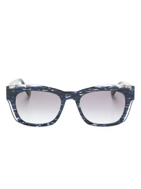 FACE À FACE Shiro 1 Square-frame Sunglasses - Blue