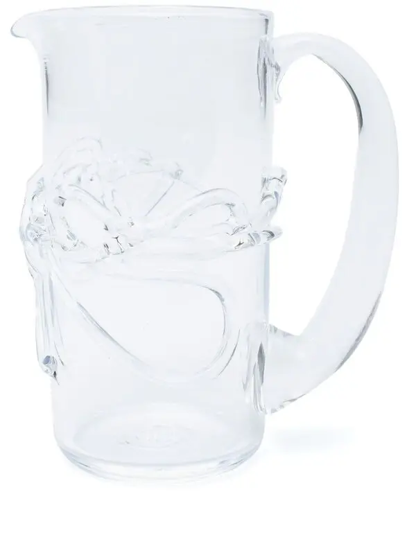 NIKO JUNE Ivy Glass Pitcher - White