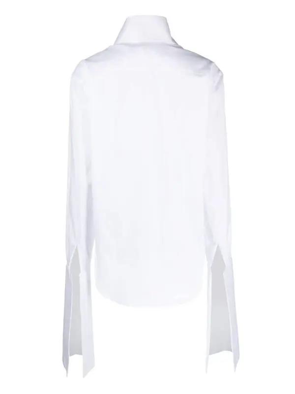 ALMAZ Split-detail Cotton Shirt