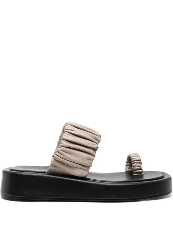 ELLEME Amor 39mm Platform Sandals - Neutrals
