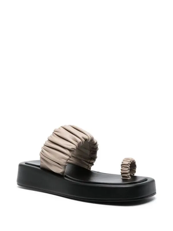 ELLEME Amor 39mm Platform Leather Sandals
