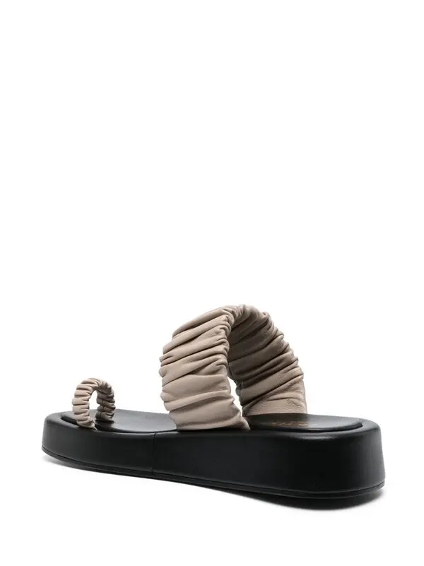 ELLEME Amor 39mm Platform Leather Sandals